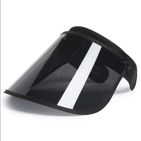 BOUTIQUE | Accessories | Shiny Transparent Plastic Adjustable Visor ...